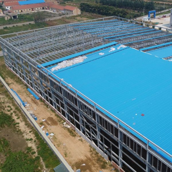 Quality Prefab Large Span H Section Steel Structure Building for Industrial Use for sale