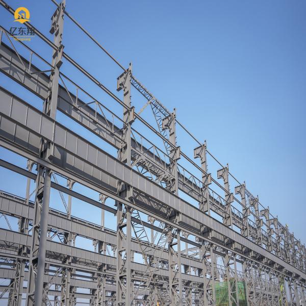 Quality Custom Prefabricated Steel Structure Factory Building Large Span for sale