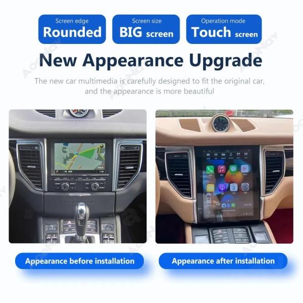 Quality 10.4inch Android Screen Setereo For 2010-2015 Porsche Macan Multimedia Player for sale