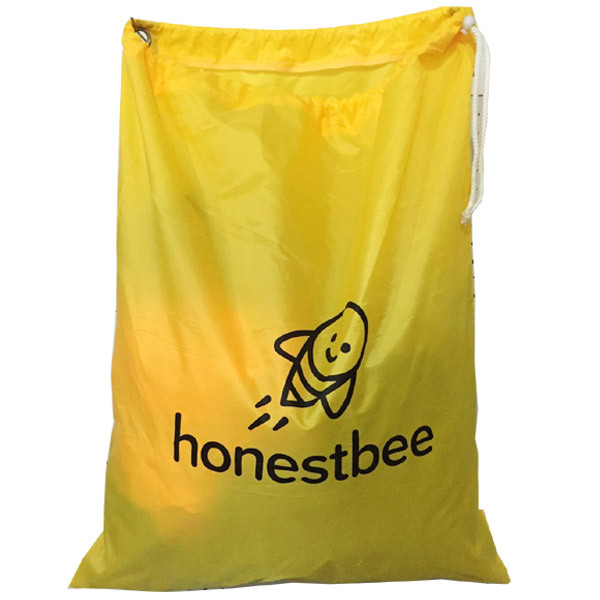 Quality Heavy Duty Polyester 210D 22x28 Inch Cloth Drawstring Bag for sale