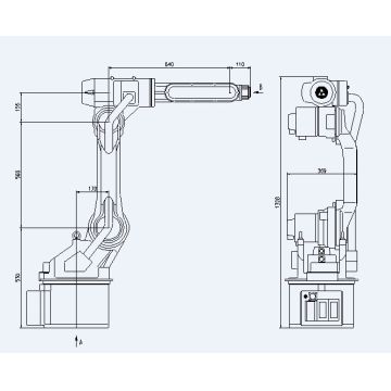 Quality High-Strength Small Industrial Robot For Welding , 6.4” Color Led Display for sale
