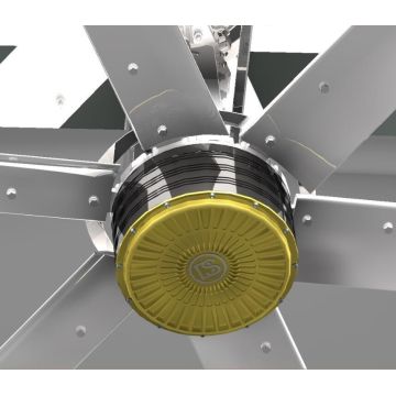 Quality Fresh Air 20FT 1.5kw Gearbox high volume low velocity fans for sale