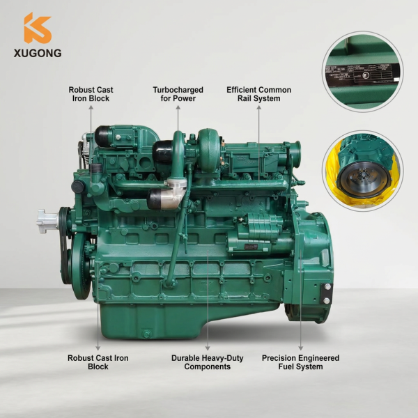 Quality Factory OEM Quality EC290 D7D Diesel Engine Excavator Engine Assy for sale