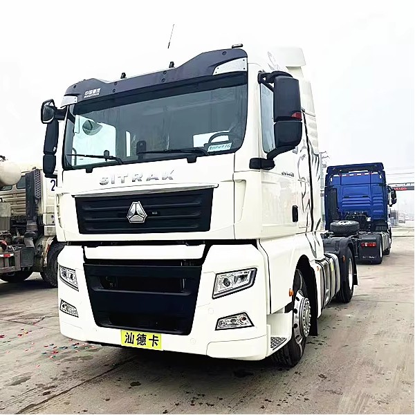 Quality New And Used Sitrak Tractor Truck Head Trailer Truck 4X2 6X4 Euro 6 Mining Transportation for sale
