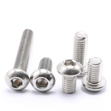 ISO Stainless Steel A2 Hexagon Socket Allen Button Head Bolt Ss304 ISO7380 Bolt