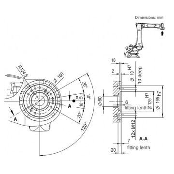 Quality KUKA 120 R3200 PA Robot for sale
