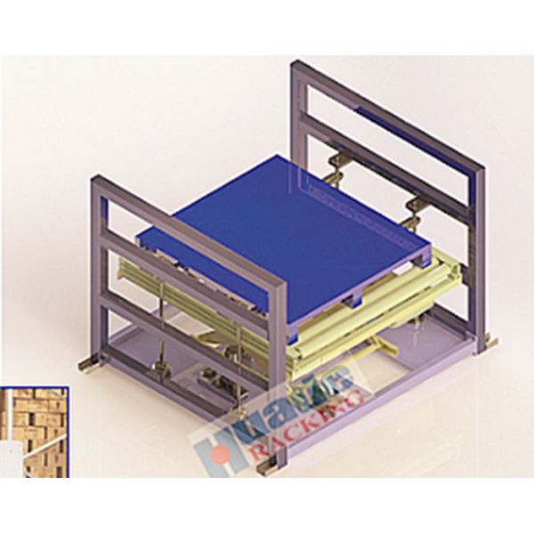 Quality Power Coating Depalletizer Q235 Automatic Storage System Tidy Up Pallets for sale