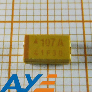 Quality TAJC107K010RNJ SMD Tantalum Electronic Components Capacitors 10V 100uF 2312 for sale