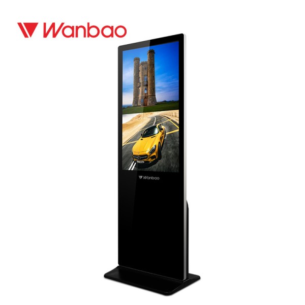 Quality 43" Floor Standing LCD Advertising Player With Intelligent Broadcast Function for sale