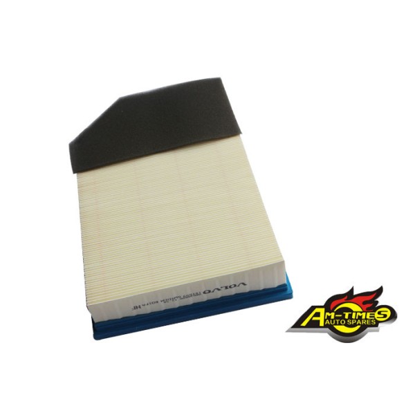 Quality  XC90 Car Engine Air Filter 8638600 86386000 HENGST E510L , Paper Material for sale