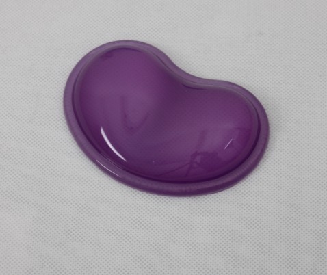 Quality Gel Filled Transparent Mouse Pad Wrist Support With Ergonomic Raised for sale