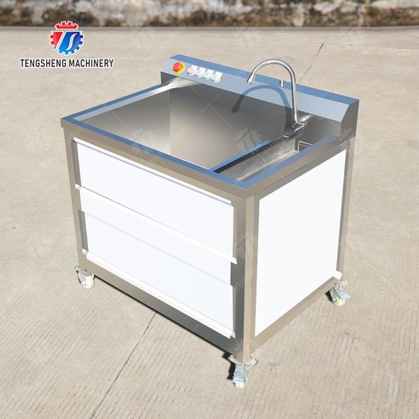 Quality Single cylinder fruit and vegetable washing machine with slag separator Leaves for sale