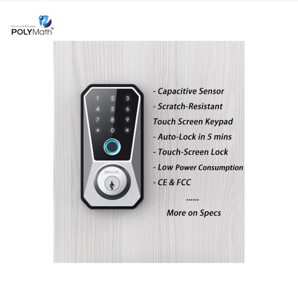 Quality Easy Installation Zinc Alloy European Fingerprint Digital Lock for Home Security for sale