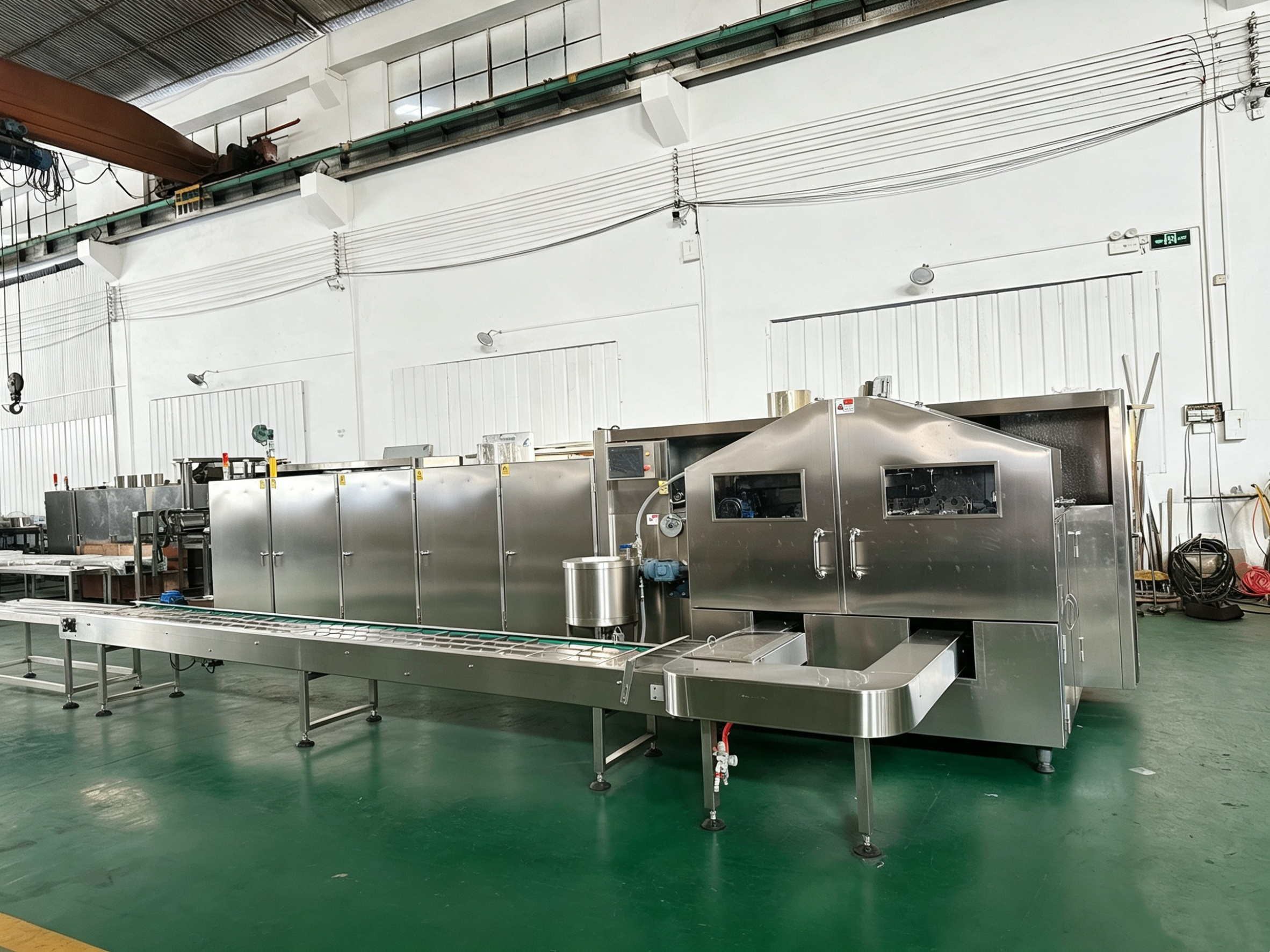 Quality Automatic Ice Cream Cone Production Line Commercial Application Capable Of Producing Various Cone Sizes for sale