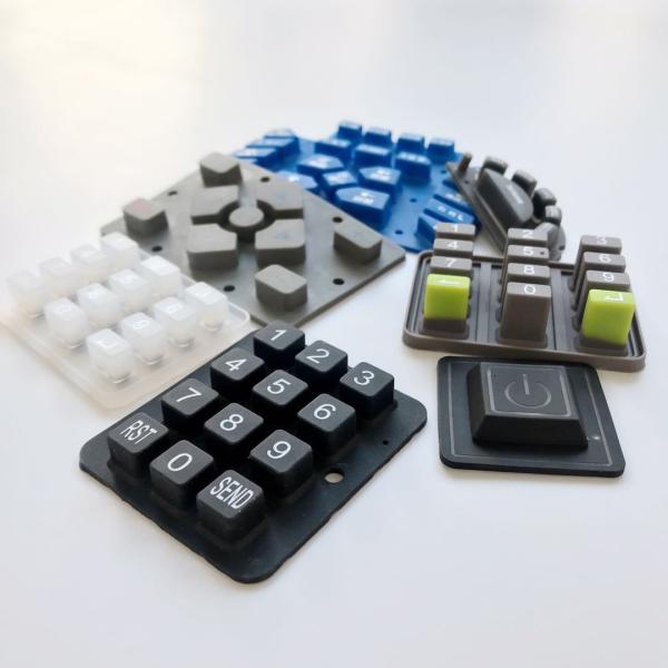 Quality Leadtime 7-15days Digital Silicone Buttons Customized for Multiple Devices for sale