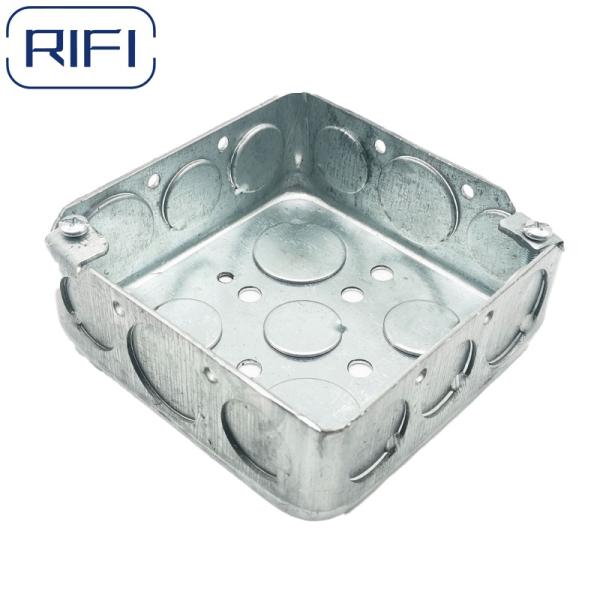 Quality Square/Handy/Octagonal Steel Box With Screw 4"x4",4"x2"Metal Boxes for sale