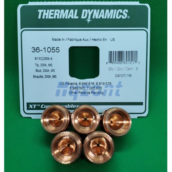 Quality 36-1055 200A Thermal Dynamics Plasma Cutter Tips Parts for sale