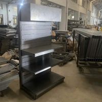 Quality Factory Customized Color Size Logo single side supermarket shelf presentation fair shelves trade fair shelves for sale