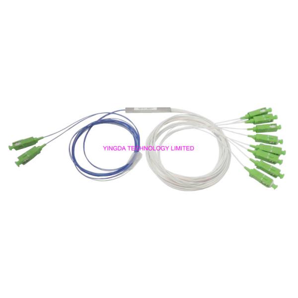 Quality 2x8 Blockless Mini Type PLC Splitter In GPON Network 1260 - 1650 nm for sale