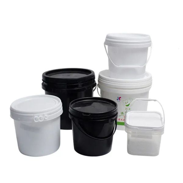 Quality Eco Friendly Customized Plastic Pails For Industrial Storage 25 Litre Bucket With Lid for sale