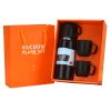 Quality 304 Stainless Steel Vacuum Insulated Bottle Set for Business Gift Box 3 Lids for sale