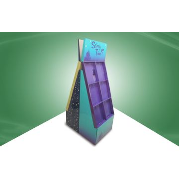 Quality Stable Free Standing Display Unit , Cardboard Floor Display Racks Recyclable for sale