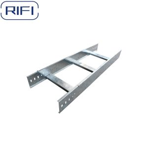 Quality Ladder Type Cable Tray System HDG Galvanized Anti - Rat Customizable Wireway for sale