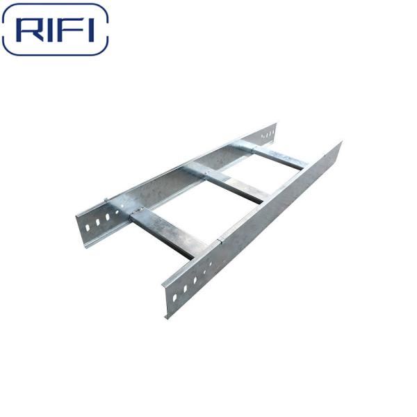Quality Ladder Type Cable Tray System HDG Galvanized Anti - Rat Customizable Wireway Steel Cable Ladder Tray for sale