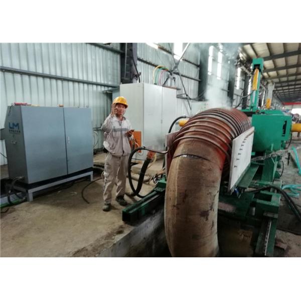 Quality 2'' To 12'' Hot Induction Pipe Elbow Forming Machine 3 - 100mm Process Thicness for sale