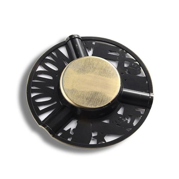 Quality Customized Rohs 118mm Round Metal Ashtray / Portable Cigarette Ashtray for sale