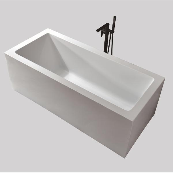 Quality Indoor Acrylic Drop In Bathtubs Deep Undermount Soaking Tub Oversize For Adults for sale