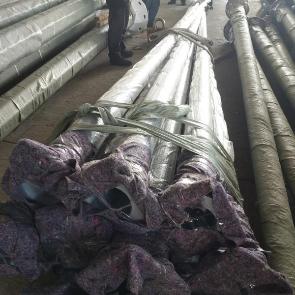 Quality Round Conical Steel Street Light Pole Galvanized Single Arm for sale