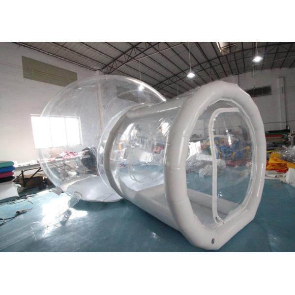 Quality Outdoor Transparent Large Inflatable Bubble Camping Tent Single Tunnel for sale