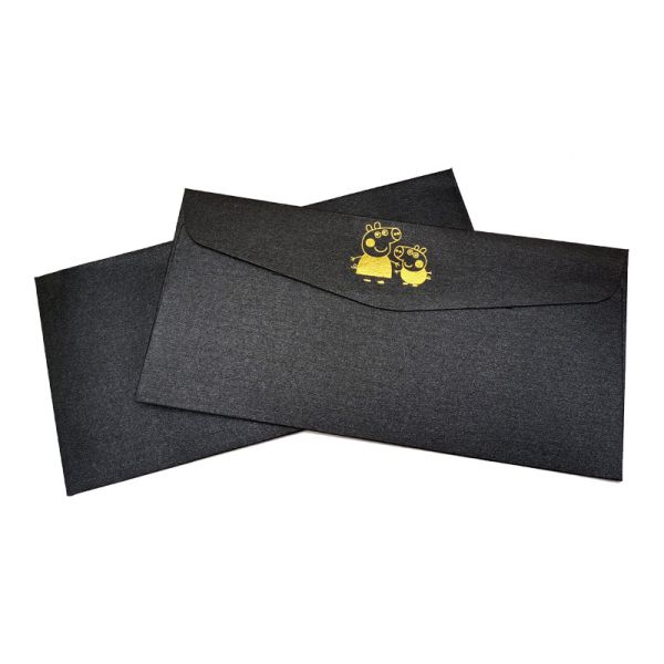 Quality Gold Outline Foil Gold Business Wedding Foil Foil Envelopes For Budget Funds card for sale