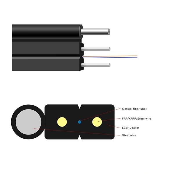 Quality UndergroundFTTH Optical Fiber Cable GJYFCH GJYCH 0.5dB G657a1 for sale