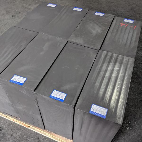 Quality High Density Isostatic Graphite Block 1.85 g/cm3 Density Bipolar Plate Material for sale