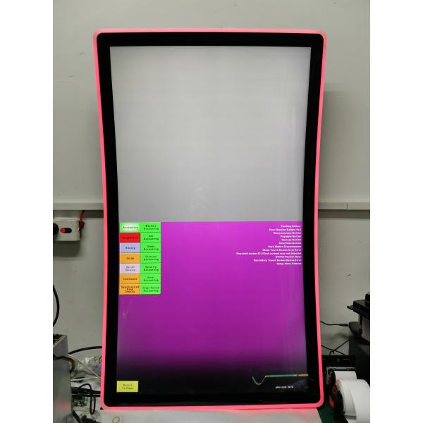Quality 43 178° Viewing Angle Gaming PCAP Curved Touch Screen With 1ms Response Time for sale