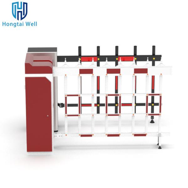 Quality Intelligent Parking Lot Airborne Boom Barrier 160W Brushless DC Motor Fence Type for sale