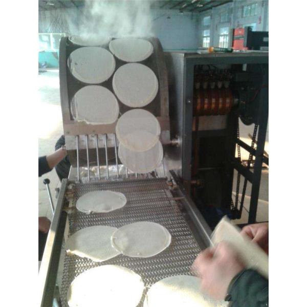 Quality Round Square Lumpia Injera Skin Rice Paper Making Machine for sale
