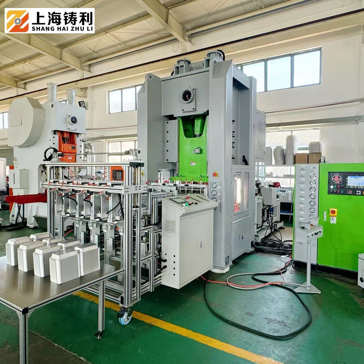 Quality Semi Automatic Aluminium Box Making Machine Zl-T80 Automatic Aluminum Foil Container Machine H Frame Hydraulic Press for sale