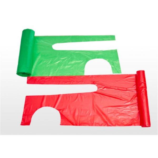 Quality Colored Disposable Plastic Aprons On A Roll , Disposable PE Apron ISO CE Standards for sale