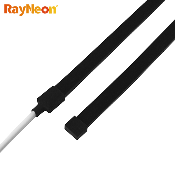 Quality Full Black Outdoor LED Neon Strips 13*5mm Waterproof Flexible RGB LED Neon Light Strip for sale