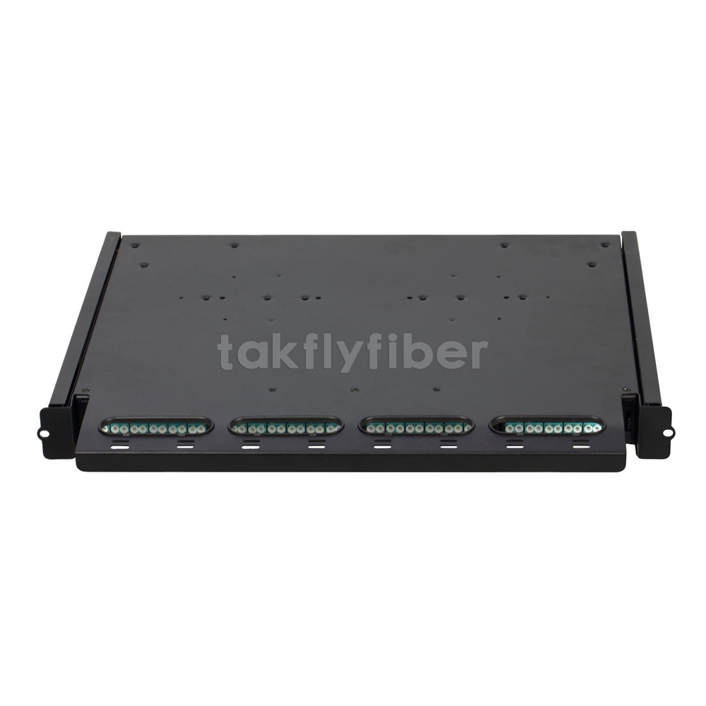 Quality Takfly High-Density Rackmount Patch Panel with Plug-and-Play 12-Fiber MTP/MPO for sale
