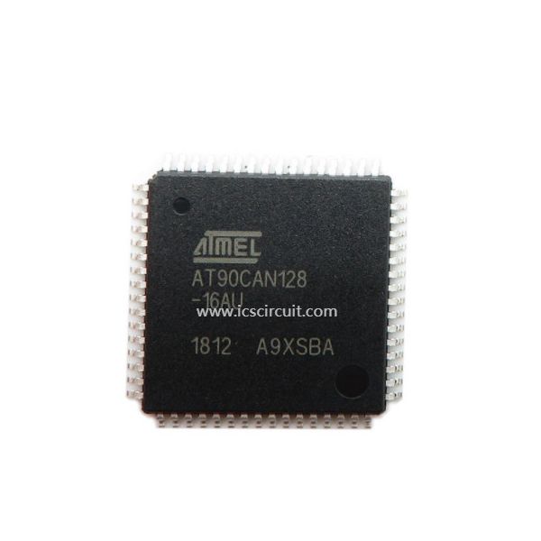 Quality IC AT90CAN128-16AU Microcontroller 128k Bytes ISP Flash Memory for sale
