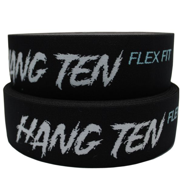 Quality 4.4cm Fold Over Jacquard Elastic Webbing Sports Bra Elastic Band for sale