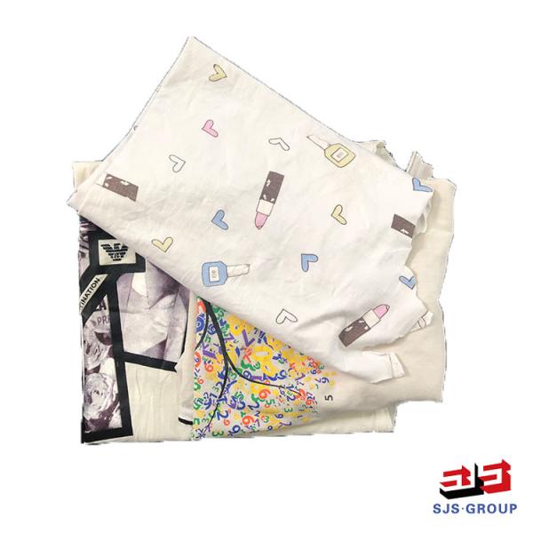 Quality Recycling T-Shirt 55cm 20kg/Bale Machine Cleaning Cloth for sale