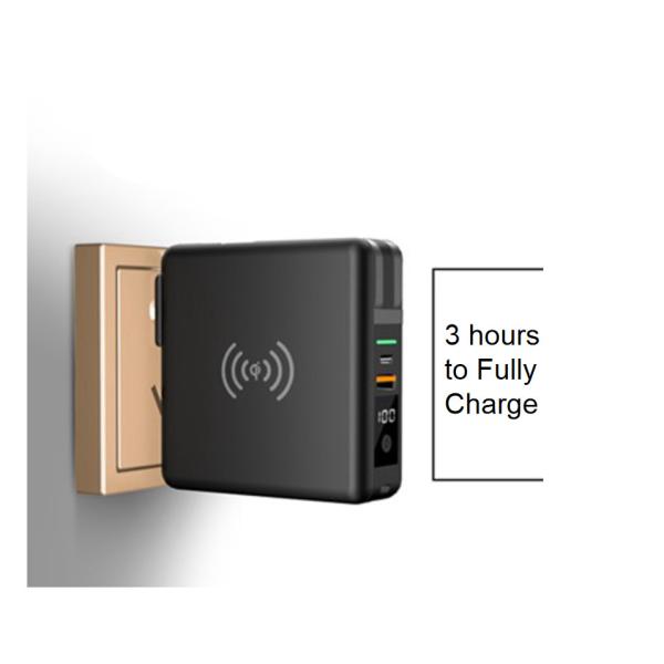 Quality Rubber Oil Input Tablet PC 10W Wireless Charging Power Bank for sale