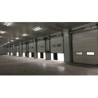 Quality Insulated Automatic Sectional Garage Doors 0.2m/s Operating Speed Double Window for sale