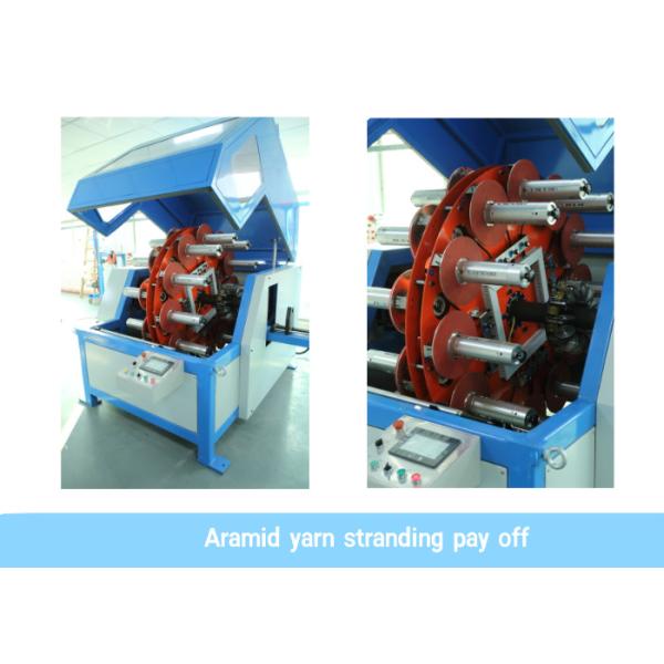 Quality 120mpm Breakout Fiber Optic Cable Production Line Cage Stranding Type for sale