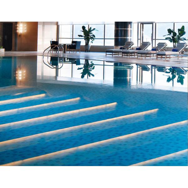 Quality Blue Ceramic Swimming Pool Mosaic Tiles 6mm Glossy Matt for sale